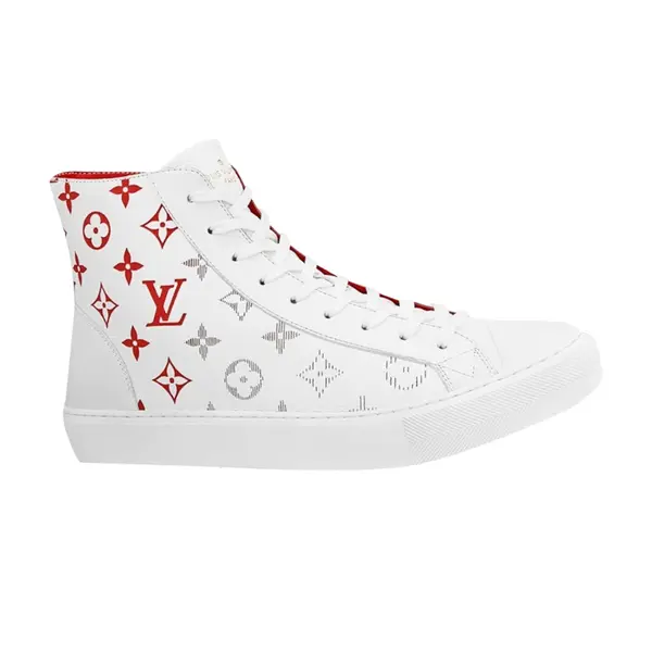 LOUIS VUITTON Tattoo Sneaker Boot - White