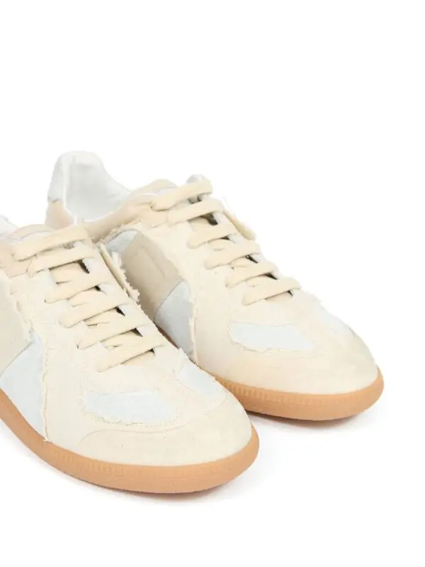 MAISON MARGIELA Replica Inside Out Lace-up Sneakers - Neutrals