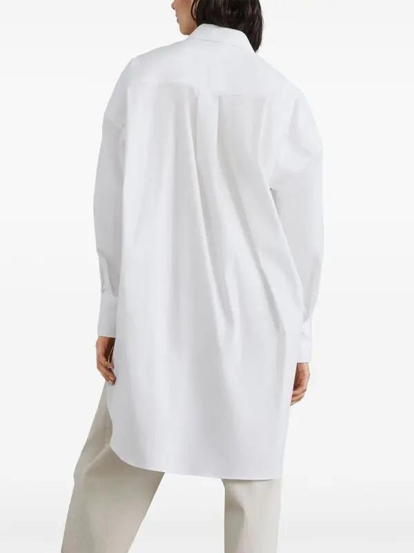 Brunello Cucinelli Monili-detail Long-sleeve Shirt