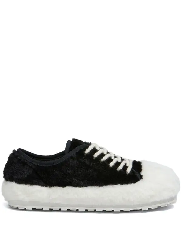 Marni Teddy Lace-up Sneakers - Black