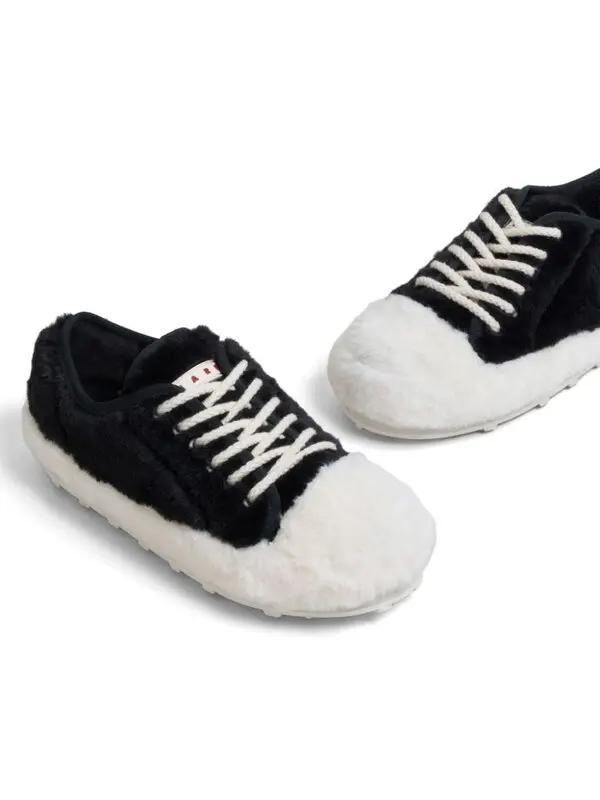 Marni Teddy Lace-up Sneakers - Black