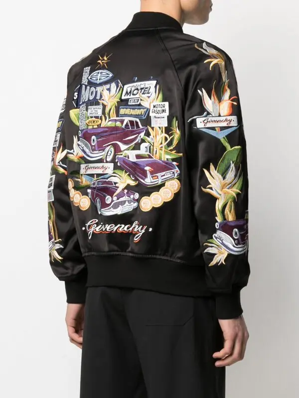 Givenchy Motel-embroidered Bomber Jacket