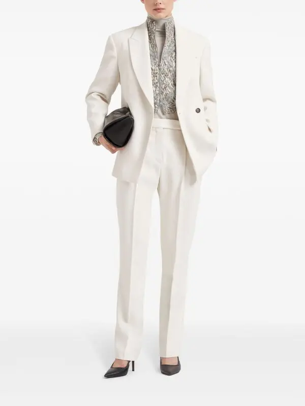 Brunello Cucinelli High-waisted Tailored Trousers