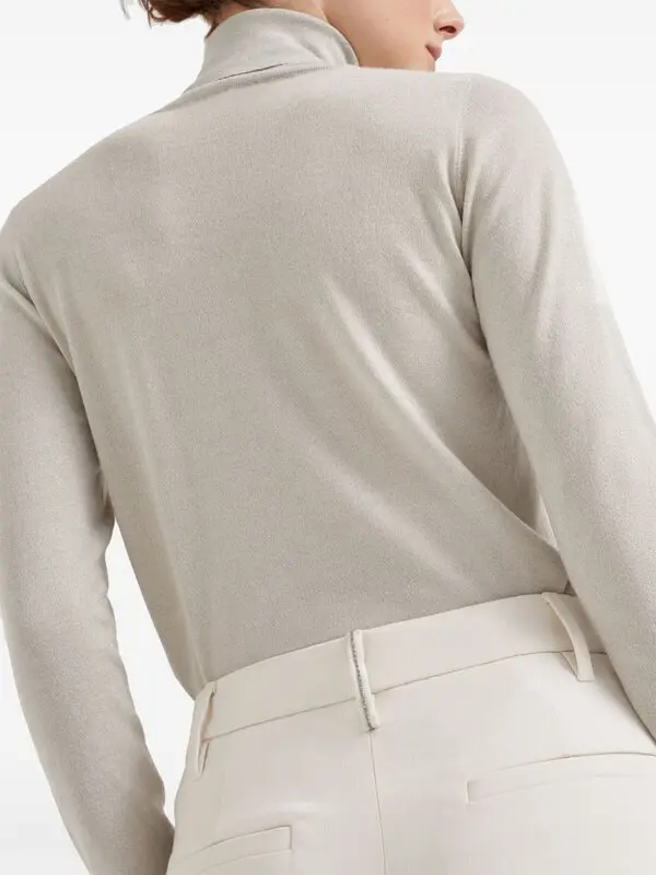 Brunello Cucinelli High-waisted Tailored Trousers