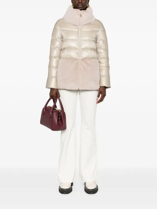 Herno Faux-fur Puffer Jacket