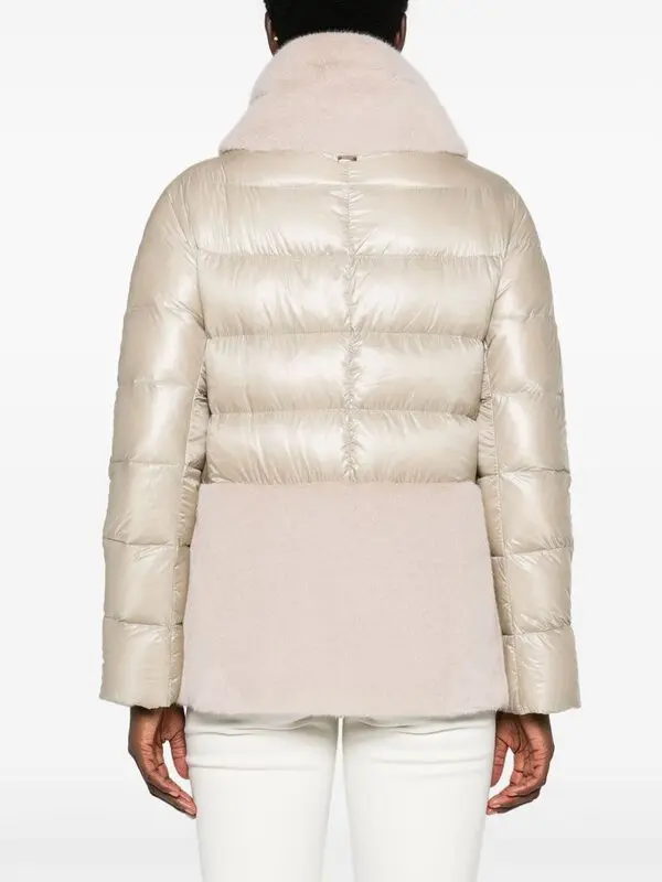 Herno Faux-fur Puffer Jacket