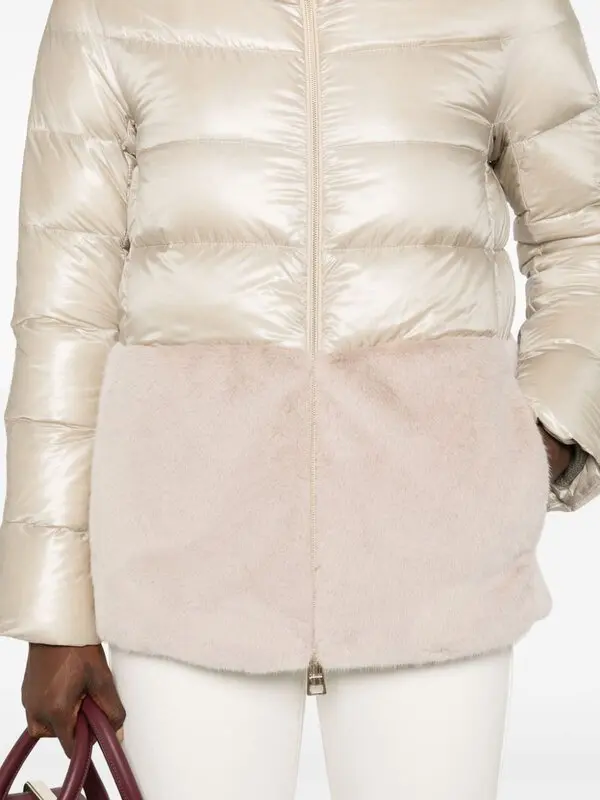 Herno Faux-fur Puffer Jacket