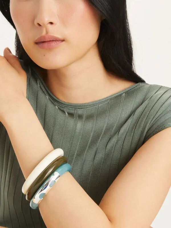 Tory Burch Resin Bangle Set