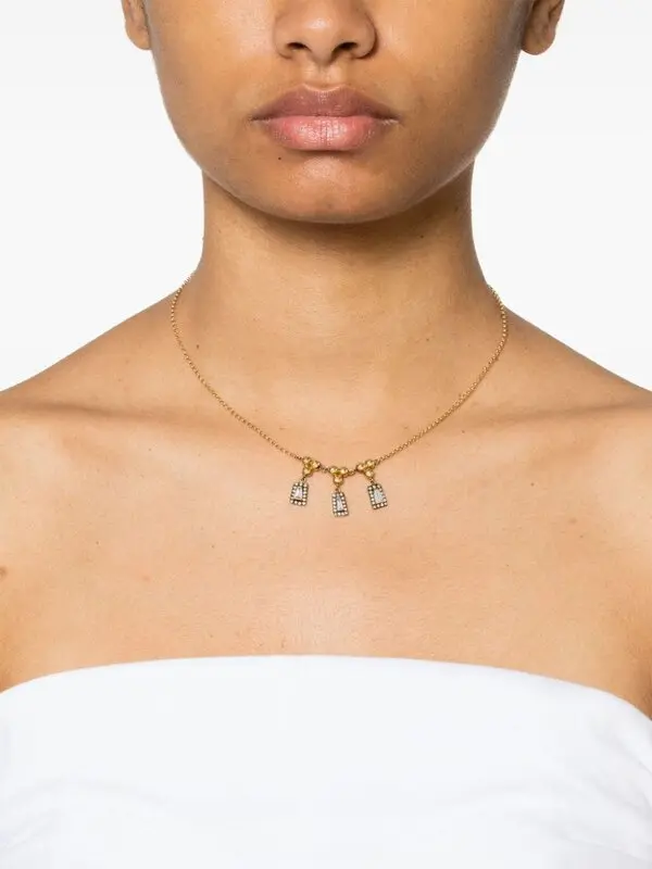 LEANDRA 18kt Yellow Diamond Necklace