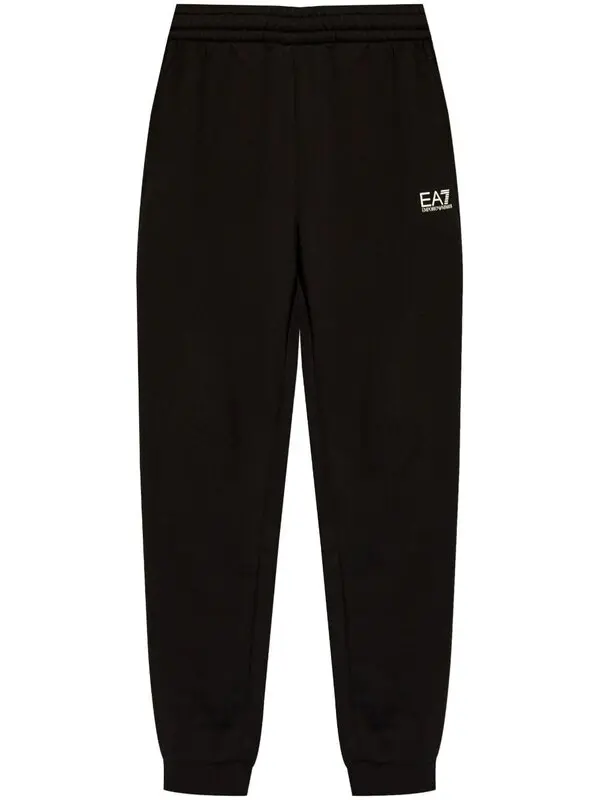 EA7 Logo-print Jersey Track Pants