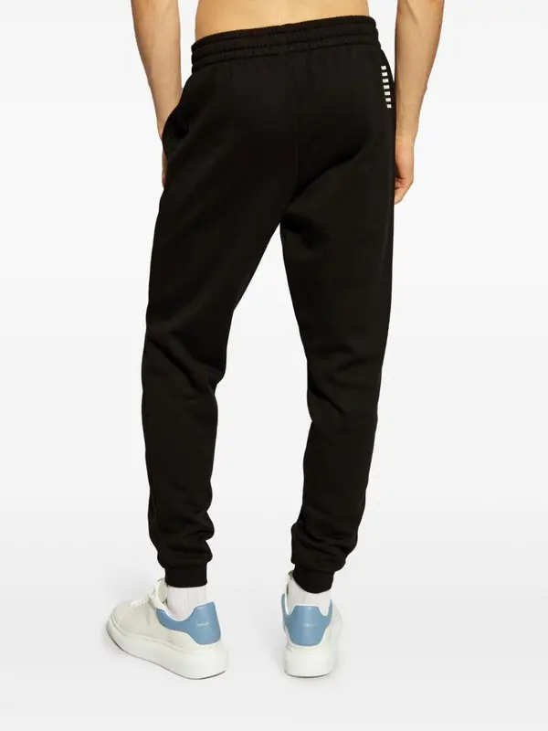 EA7 Logo-print Jersey Track Pants