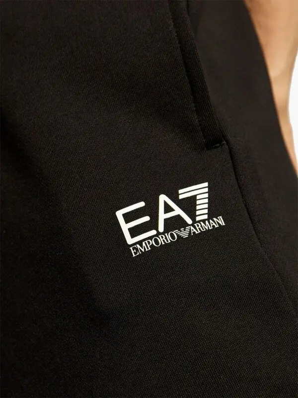 EA7 Logo-print Jersey Track Pants