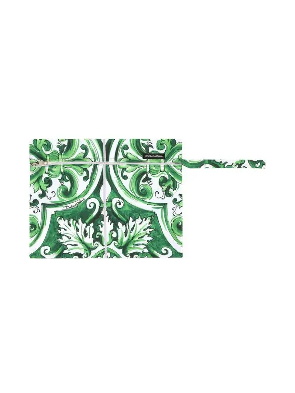 Dolce & Gabbana Majolica-print Drawstring Swim Shorts
