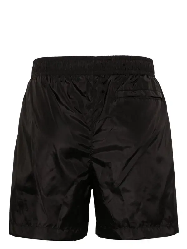 Givenchy Logo-Embroidered Swim Shorts - Black | Editorialist