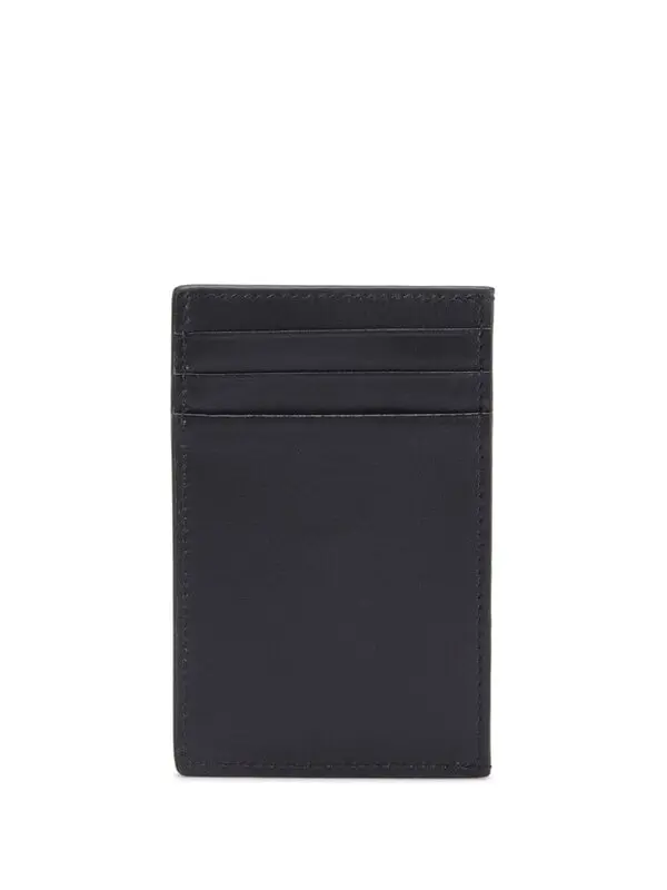 GIUSEPPE ZANOTTI Albert 2.0 Leather Card Holder - Black