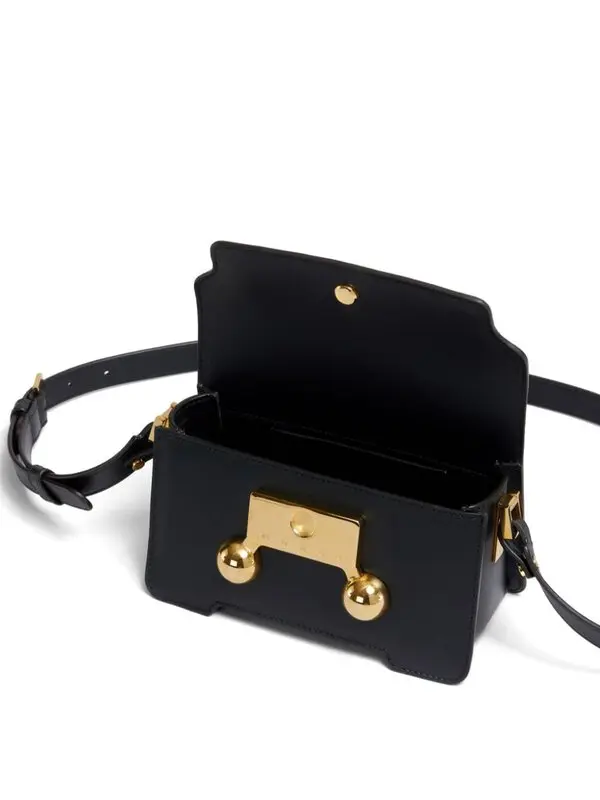 Marni Mini Trunkaroo Leather Shoulder Bag