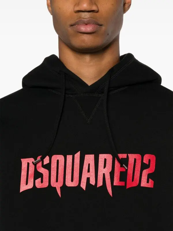 Dsquared2 Logo-print Cotton Hoodie