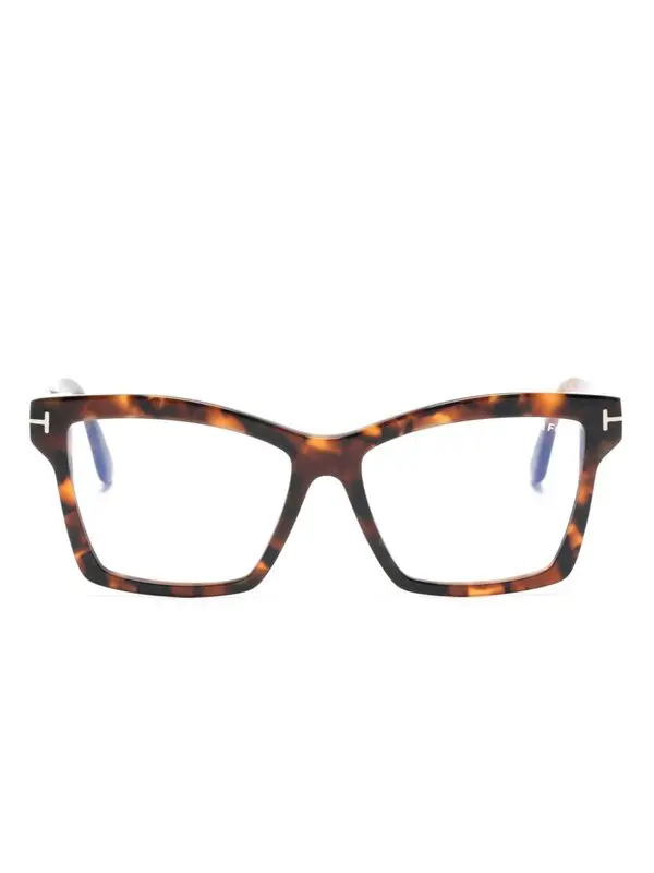 TOM FORD Square-frame Glasses - Brown