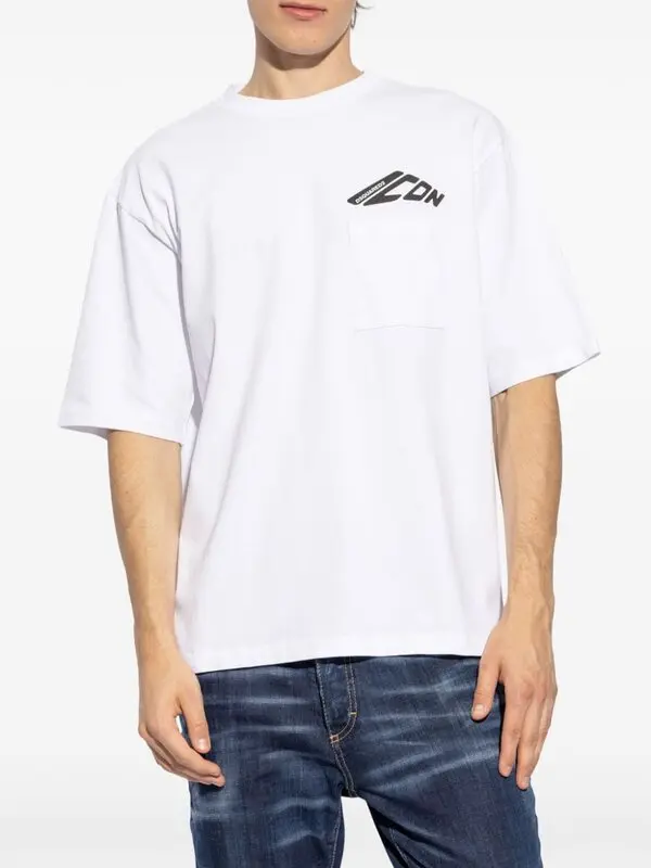 Dsquared2 Icon Crew-neck Cotton T-shirt - White