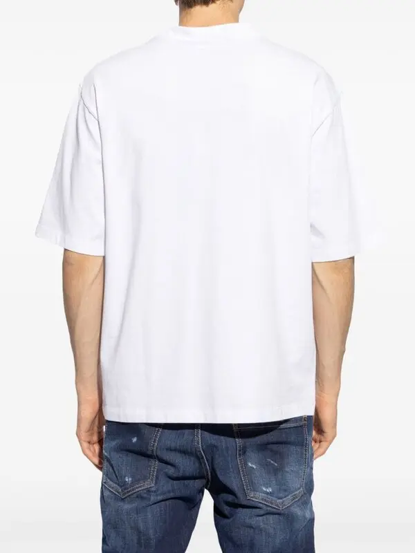 Dsquared2 Icon Crew-neck Cotton T-shirt - White