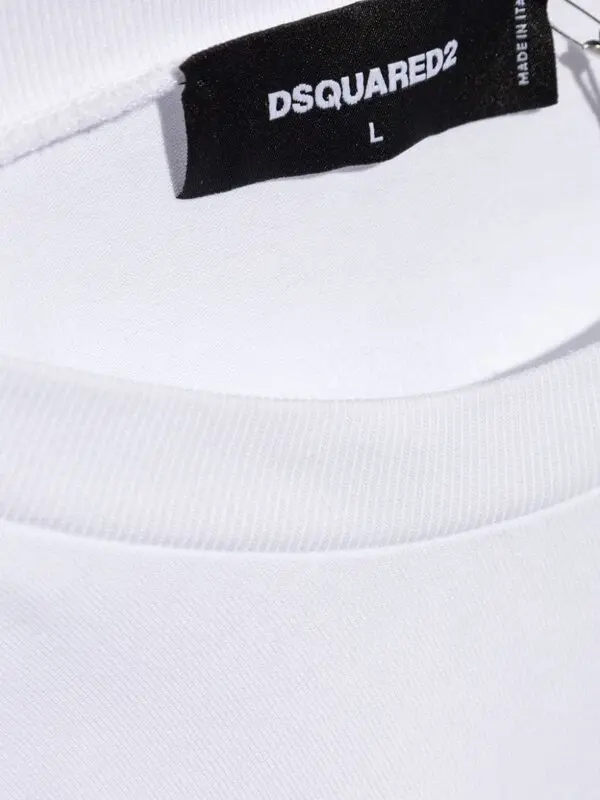 Dsquared2 Icon Crew-neck Cotton T-shirt - White