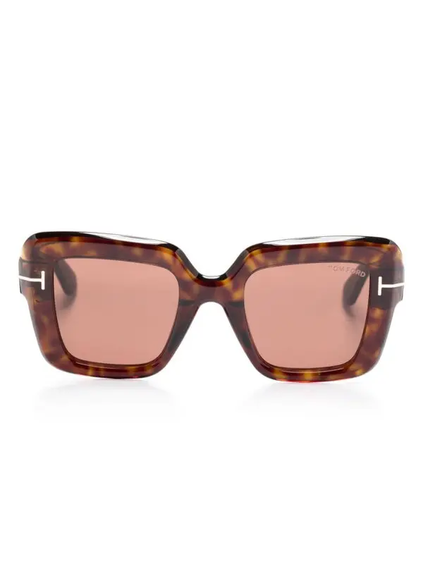 TOM FORD Square-frame Sunglasses - Brown