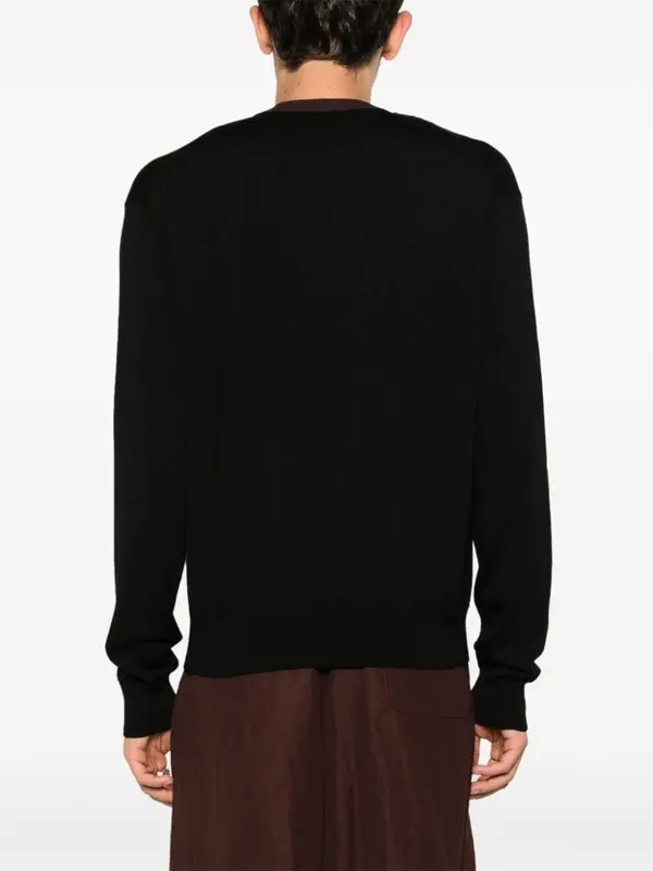 JIL SANDER Layered Virgin Wool-blend Jumper