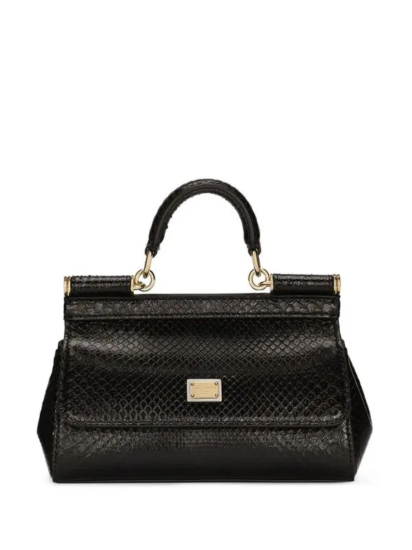Dolce & Gabbana Small Sicily Handbag - Black