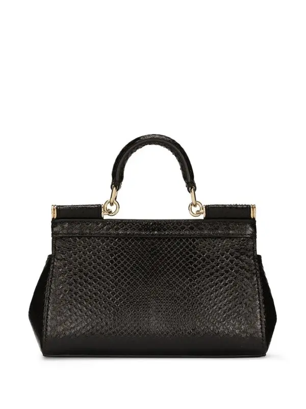 Dolce & Gabbana Small Sicily Handbag - Black