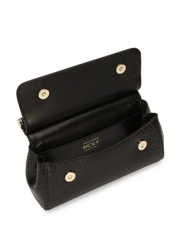Dolce & Gabbana Small Sicily Handbag - Black