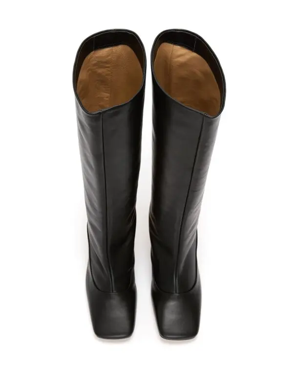 JW Anderson Chain Heel 75mm Leather Boots
