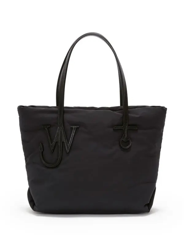 JW Anderson Small Puffy Anchor Tote Bag - Black