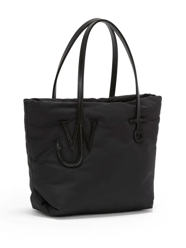 JW Anderson Small Puffy Anchor Tote Bag - Black