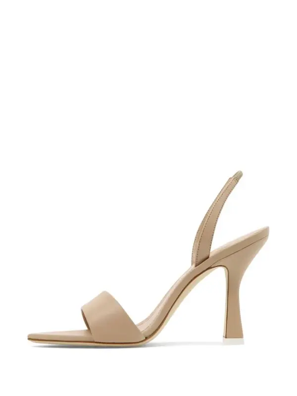 3JUIN Slingback Leather Sandals