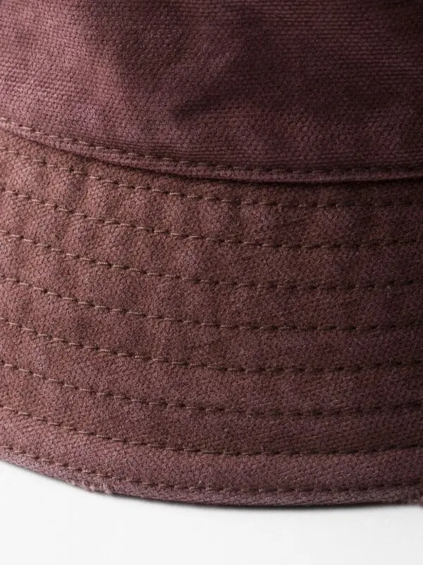 Prada Embroidered Bucket Hat - Red
