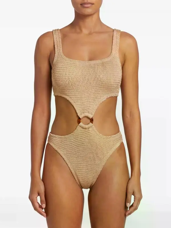 PARAMIDONNA Olivia Ring Swimsuit - Neutrals
