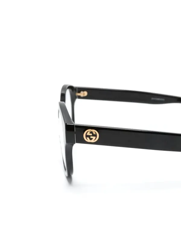 Gucci Interlocking G Round-frame Glasses