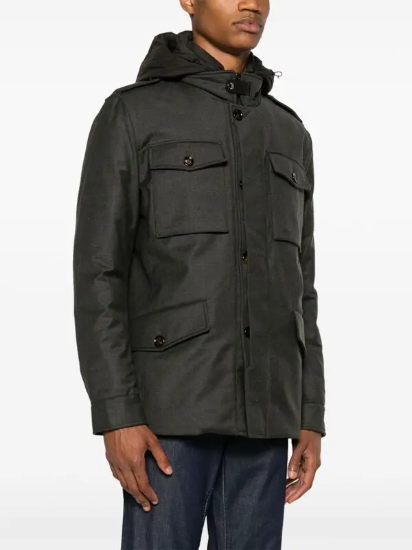 MOORER Isac Padded Jacket - Green