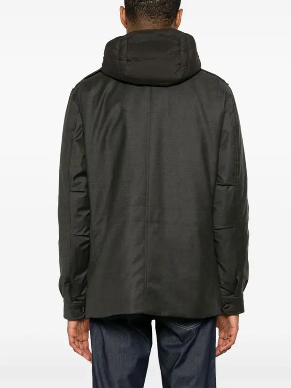 MOORER Isac Padded Jacket - Green