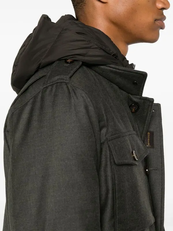 MOORER Isac Padded Jacket - Green