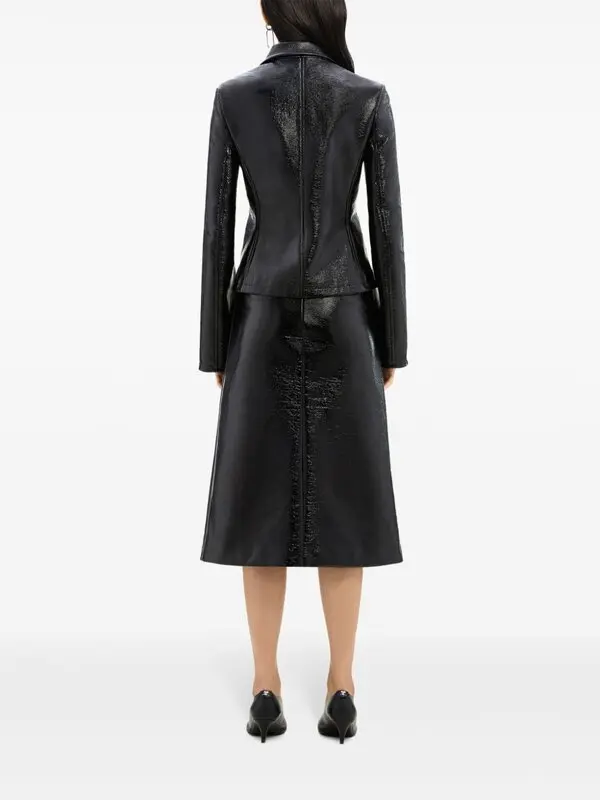 COURREGES Embossed-logo Zip-up Jacket