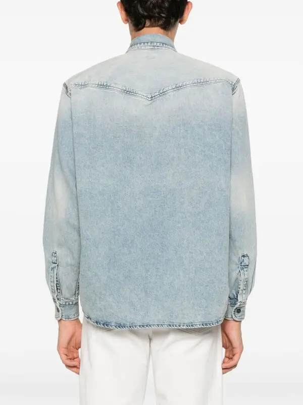 BOSS Press-stud Denim Shirt