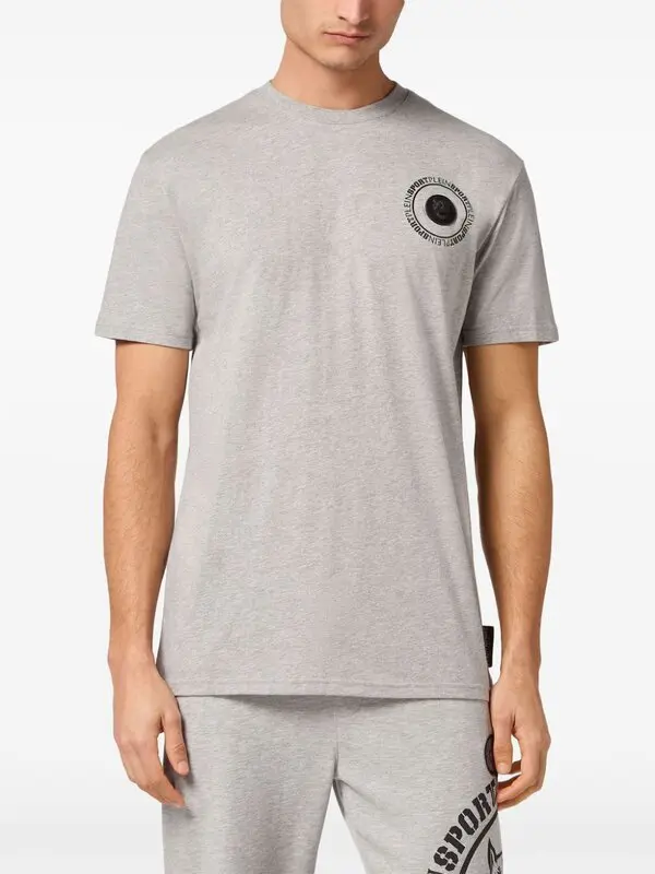 PLEIN SPORT Carbon Tiger Crew-neck T-shirt - Grey