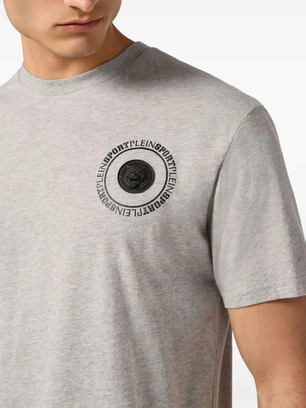 PLEIN SPORT Carbon Tiger Crew-neck T-shirt - Grey