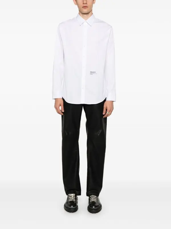 Dsquared2 Logo Print Poplin Shirt