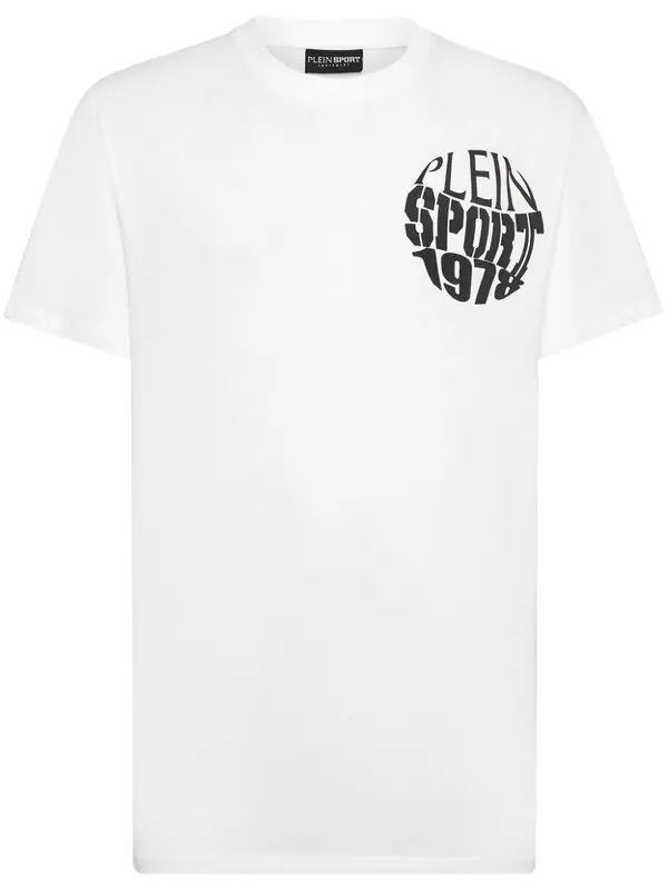 PLEIN SPORT Logo-print Crew-neck T-shirt