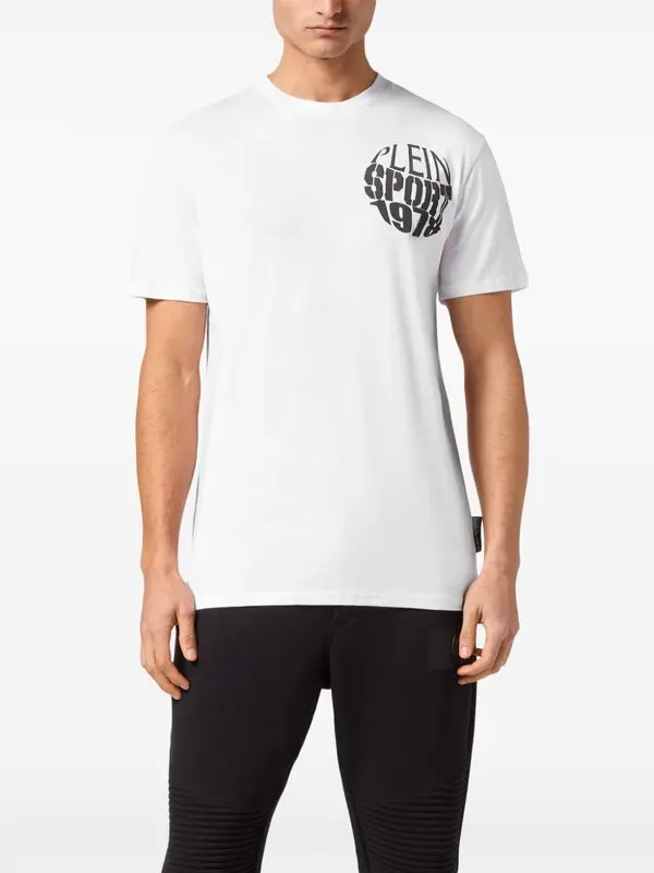 PLEIN SPORT Logo-print Crew-neck T-shirt
