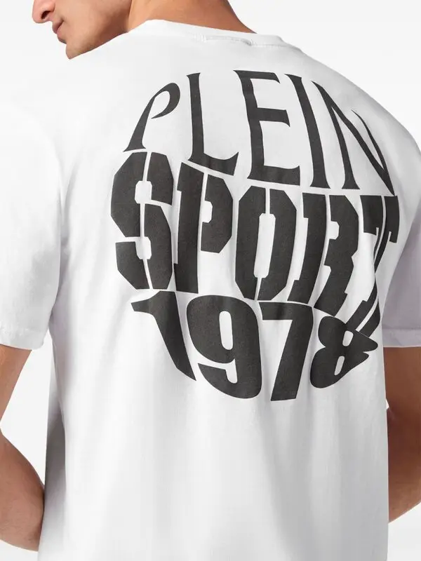 PLEIN SPORT Logo-print Crew-neck T-shirt