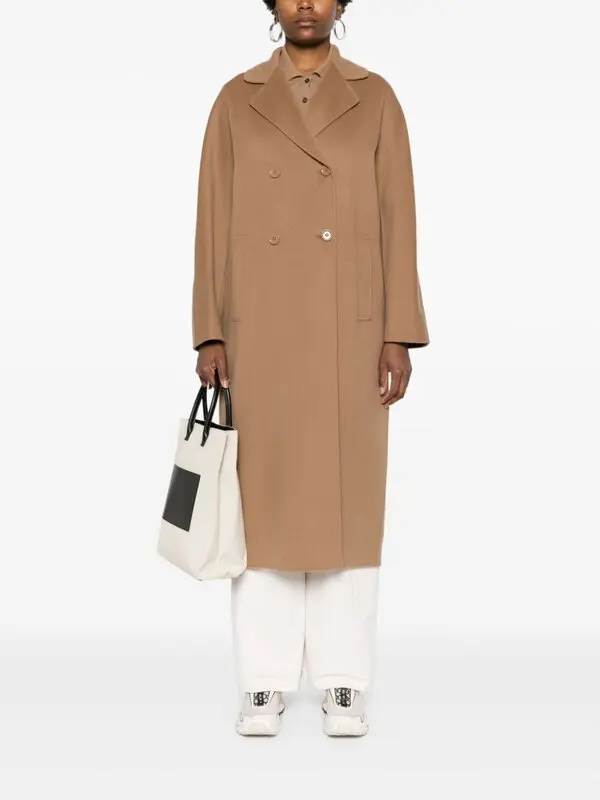 Max Mara Double-breasted Virgin Wool Coat