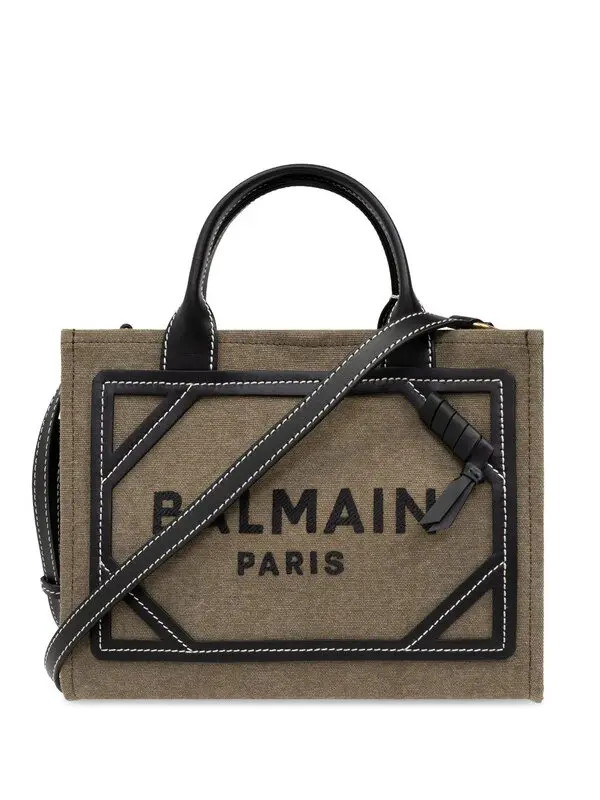 Balmain B-army Tote Bag - Green